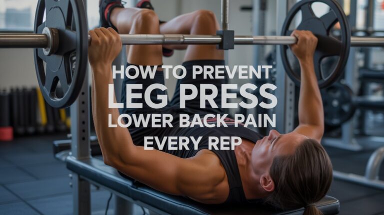 How to Prevent Leg Press Lower Back Pain Every Rep - XcelerateGyms