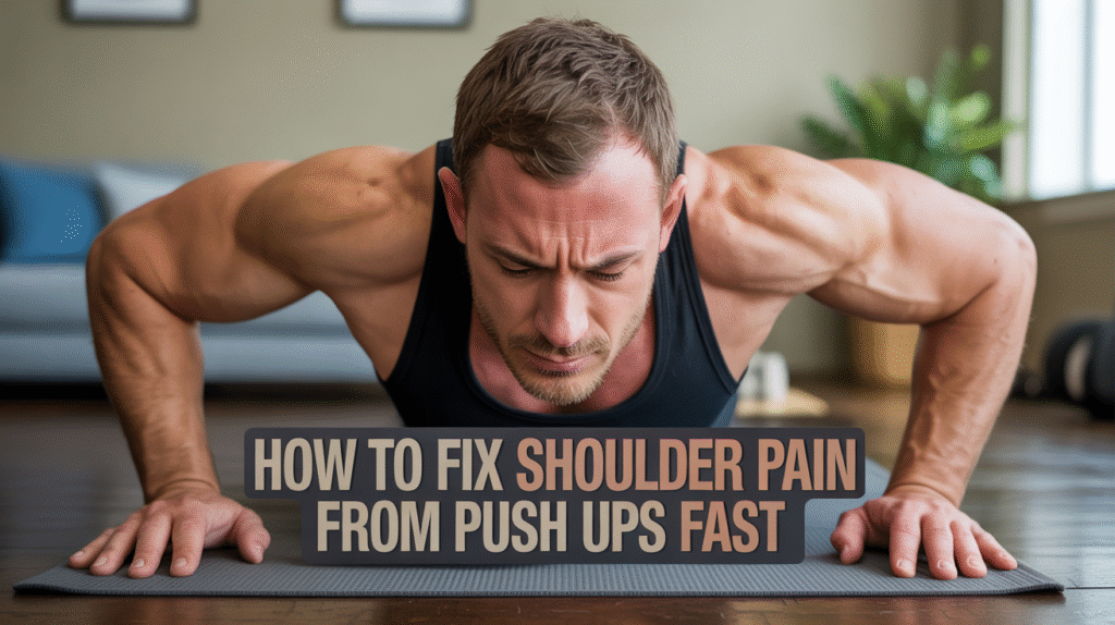How to Fix Shoulder Pain From Push Ups Fast? - XcelerateGyms