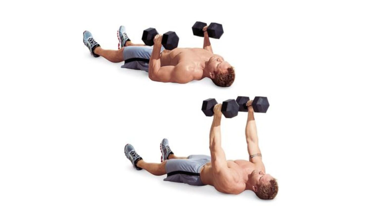 Best Dumbbell Chest Workout Without a Bench - XcelerateGyms