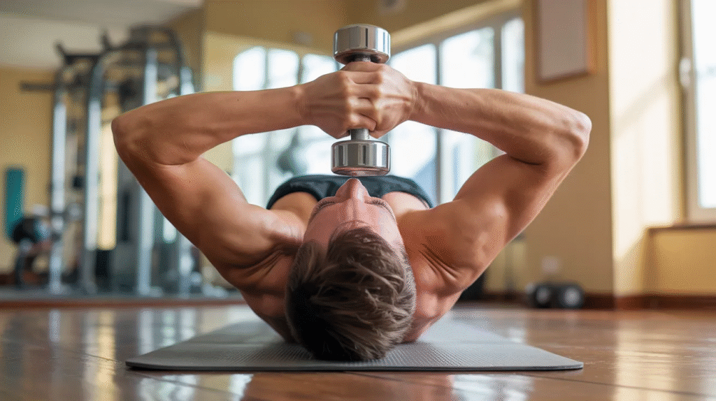13 Dumbbell Chest Exercises No Bench That Work Fast - XcelerateGyms